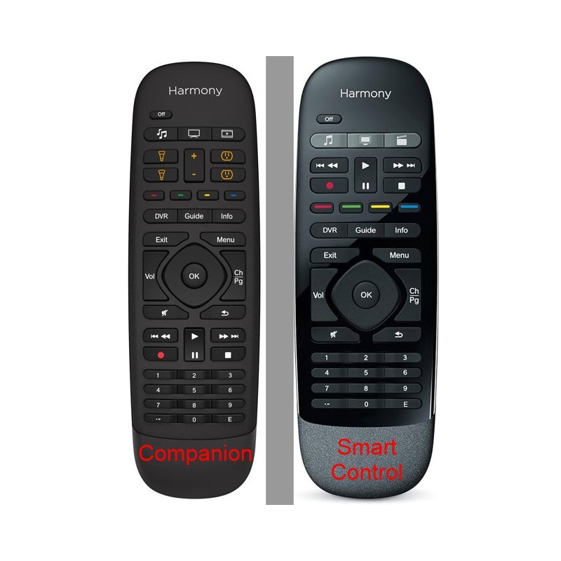 New Button Array for Logitech Harmony Companion Remote Control