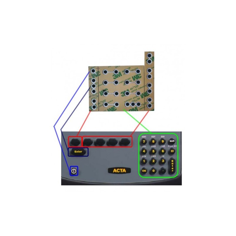 Atlas Copco ACTA 3000 Torque Tester Button Pad