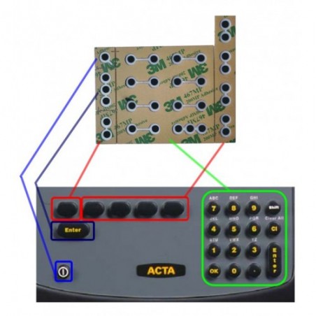 Atlas Copco ACTA 3000 Torque Tester Button Pad