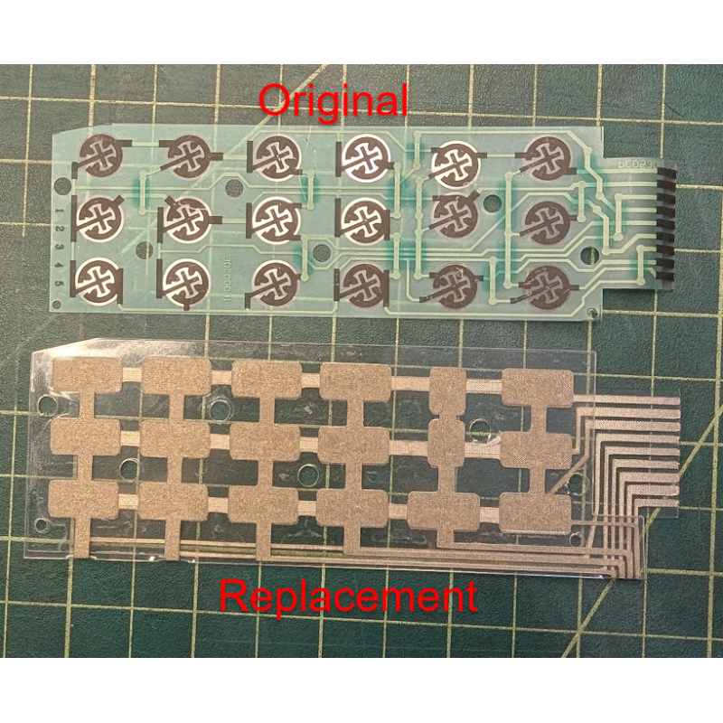 NAPCO Gemini Alarm New Button Membrane