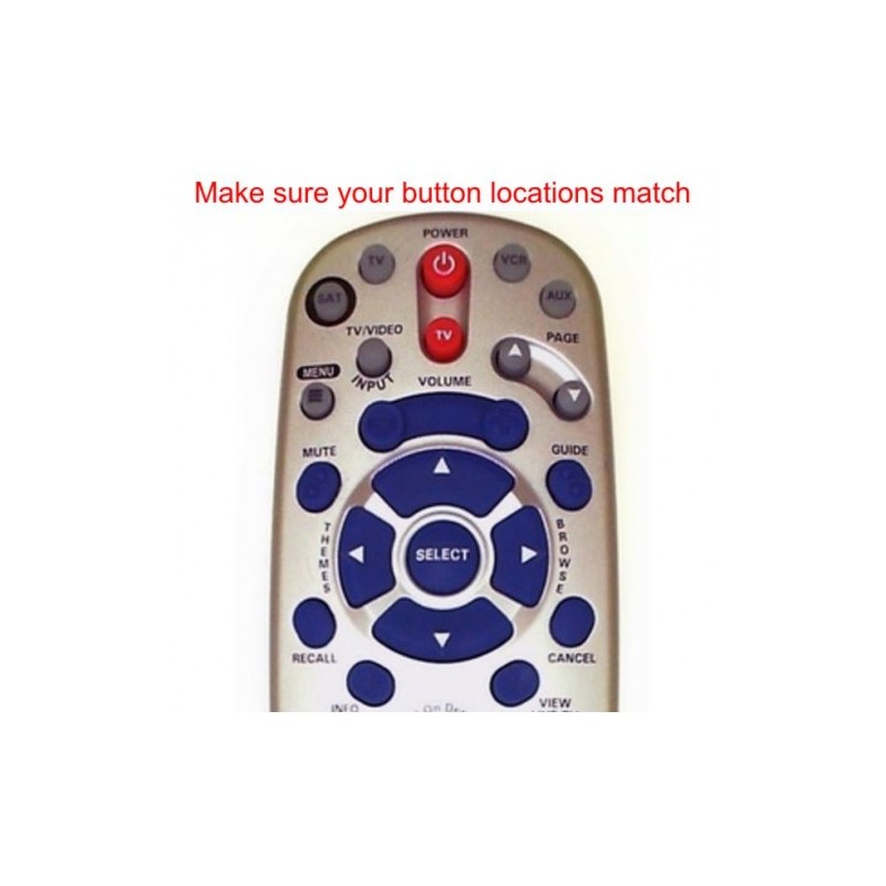 DISH/Bell/Telus UHF Pro Remote Control Button Repair Pad