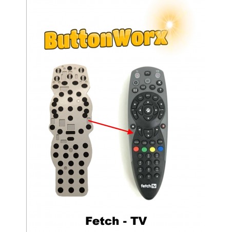 FETCH-TV Button Repair Membrane