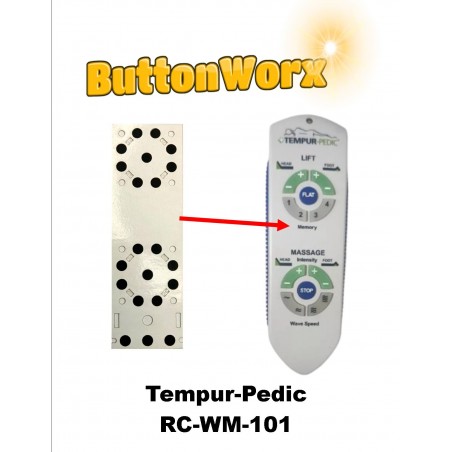 Button Repair Membrane TEMPUR-PEDIC RC-WM-101