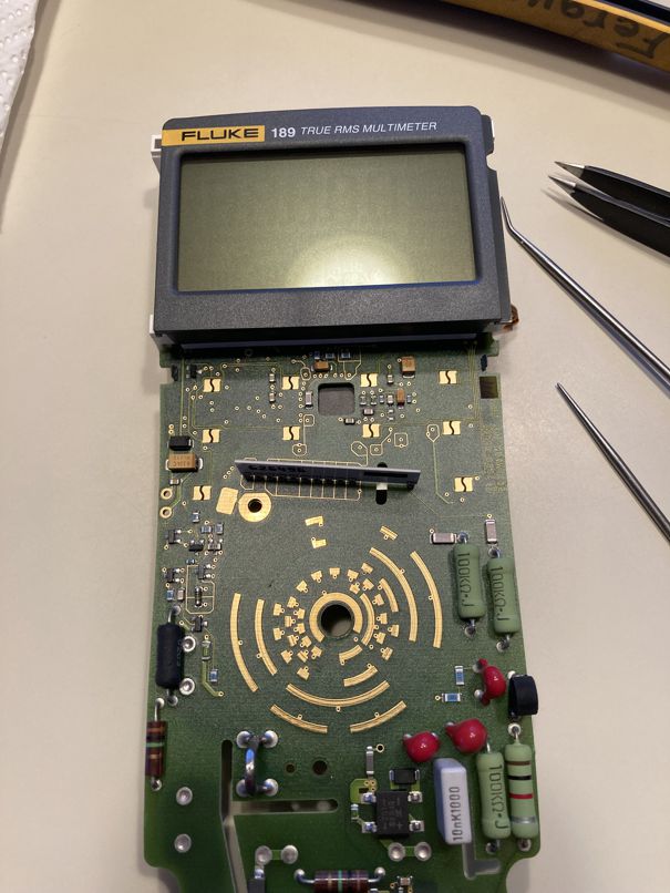 Button Repair FLUKE 189 True RMS Multimeter
