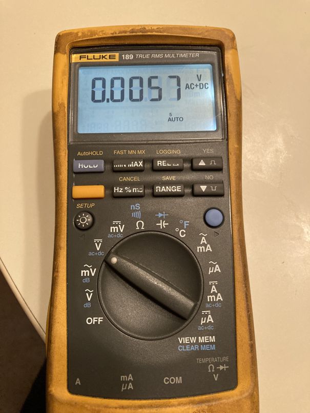 Button Repair FLUKE 189 True RMS Multimeter