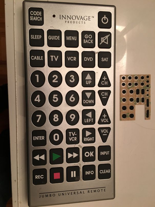 Innovage Products Jumbo Universal Remote Button Repair