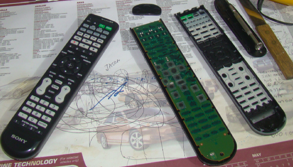 Sony RM-VLZ620 Remote Control Button Repair