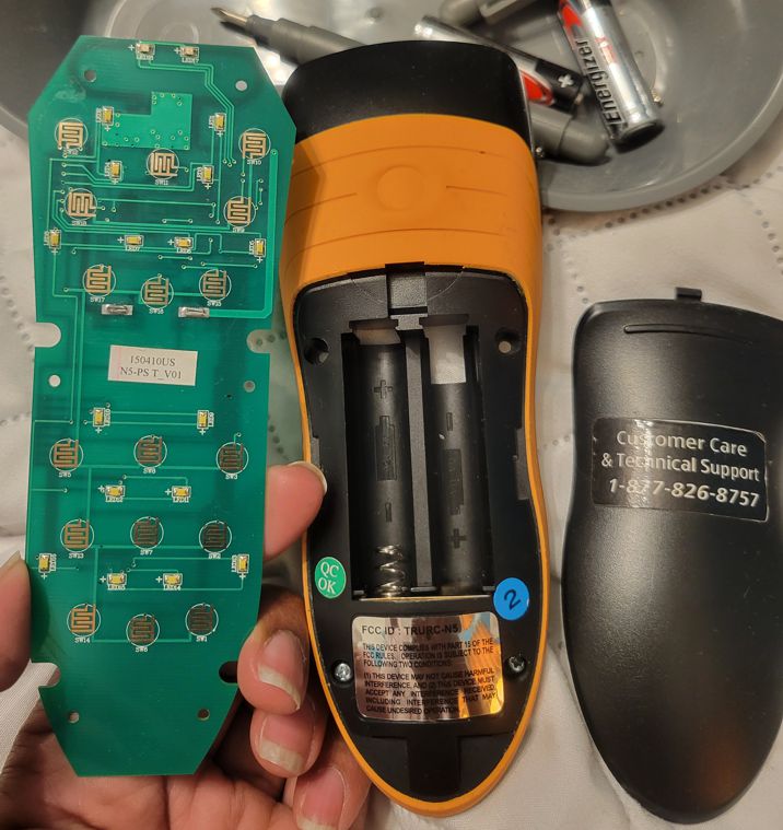 Customatic bed frame remote button repair Sealy Rize TRURC-N5