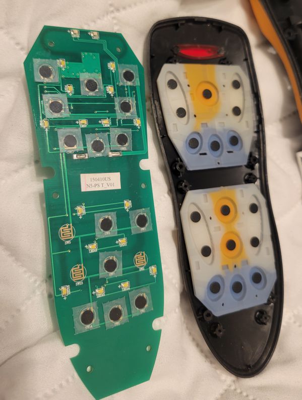 Customatic bed frame remote button repair Sealy Rize TRURC-N5